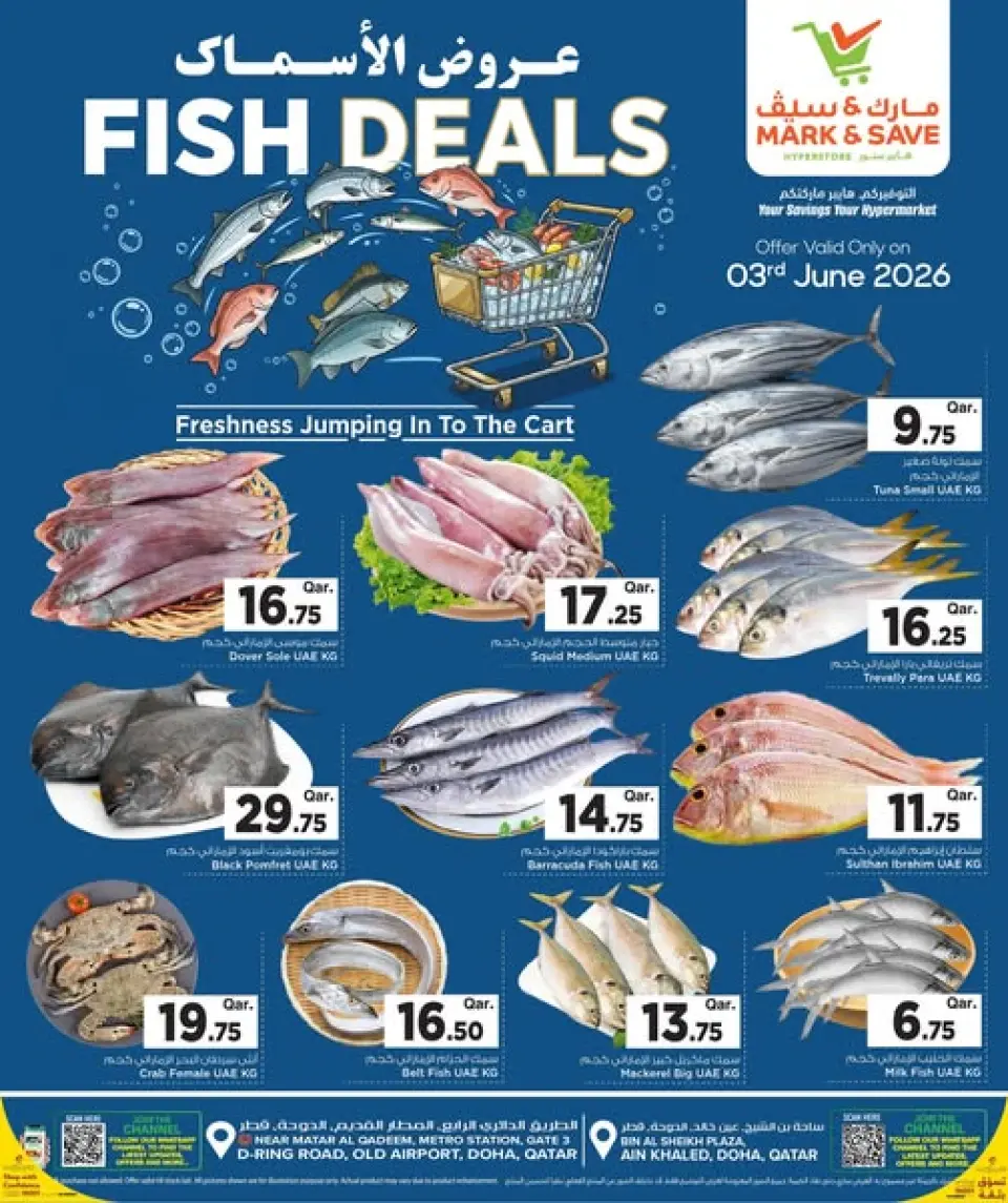 Mark & Save Qatar offers Wednesday 3 June 2026 Fish deals