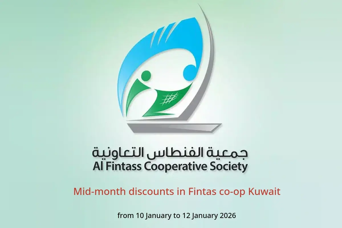 Fintas co-op Kuwait Offers from 10 to 12 January 2026 Mid-month discounts